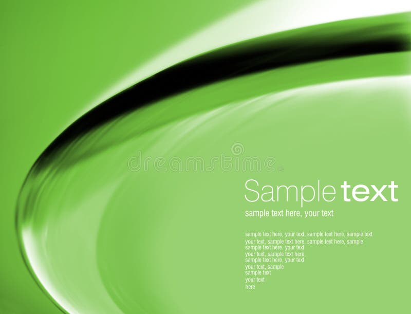 Green swoosh background stock illustration. Illustration of graphically ...