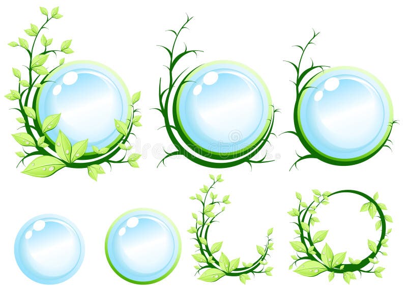 Green symbol stock illustration. Illustration of botanic - 12801921