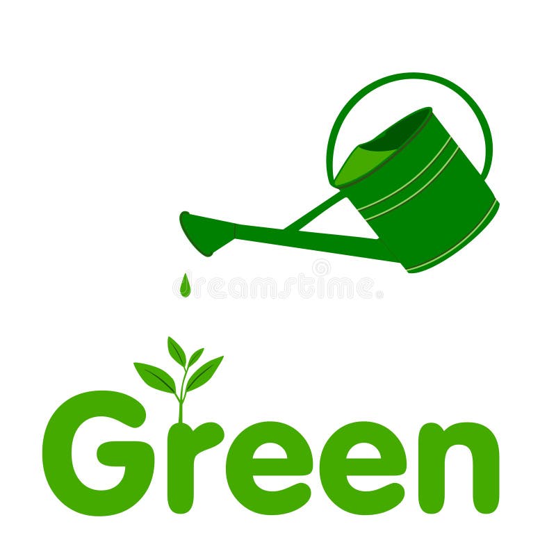 Green symbol stock illustration. Illustration of gardening - 28061732