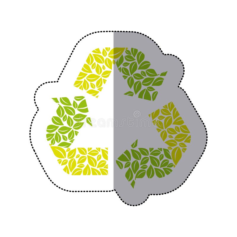Green Symbol Reuse, Reduce and Recycle Icon Stock Illustration ...