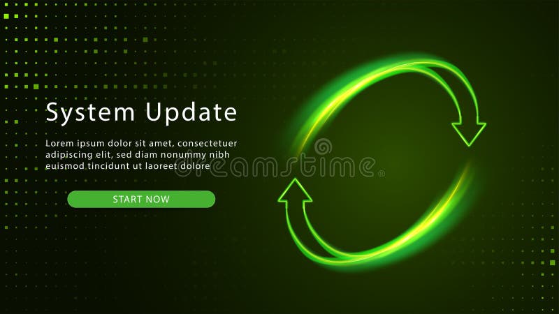 Update or Synchronization Icon. Abstract 3d Low Polygonal Robot Holding Update or Sync Sign ...