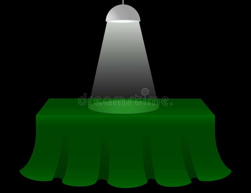 Green table stock vector. Illustration of layout, exhibit - 19246261