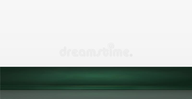 Green Table Top on White Panoramic Background, Promotional Web Template ...