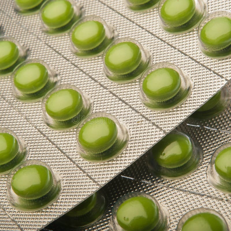 Green tablets stock photo. Image of healthcare, macro - 23542120