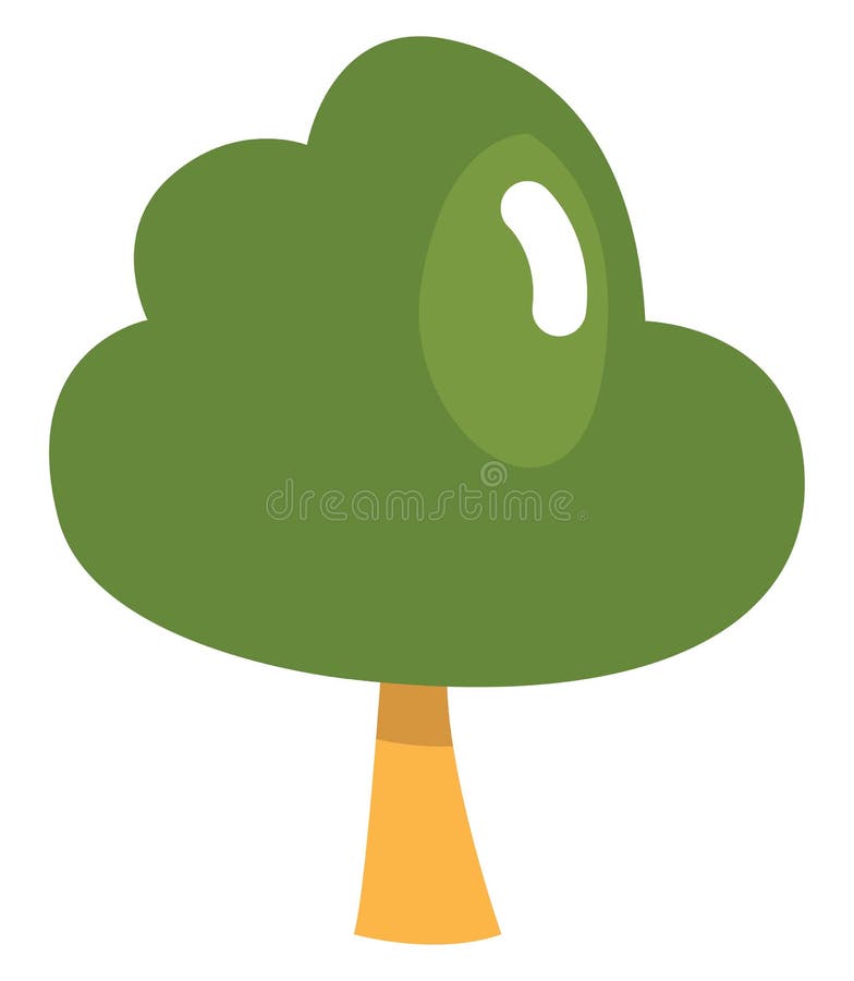 Tall Tree, Illustration, Vector Stock Vector - Illustration of ...