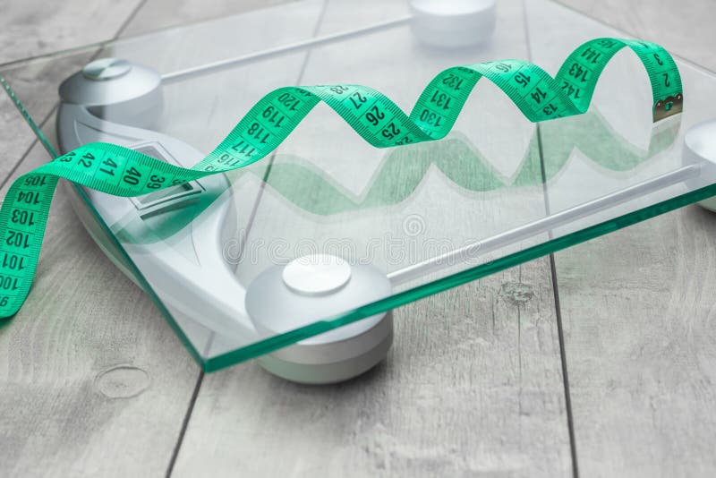 Green Tape Measure Isolated on White Background Stock Photo - Image of ...