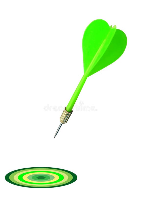 Green target stock illustration. Illustration of environmental - 13007435