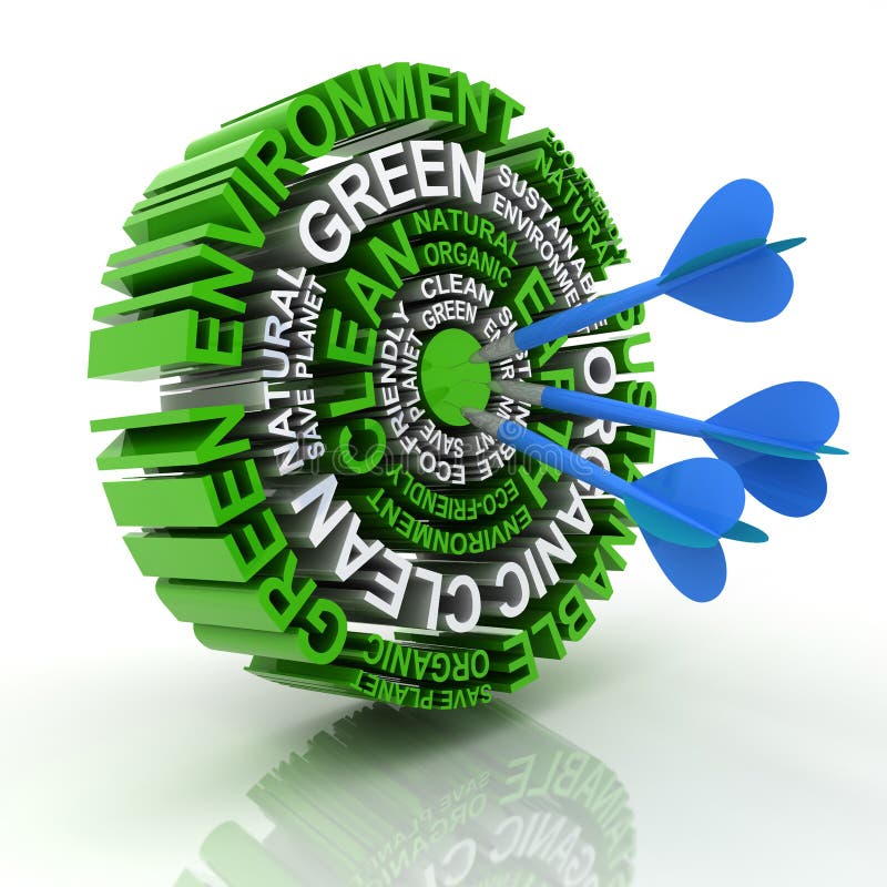 Green target stock illustration. Illustration of idea - 53068829