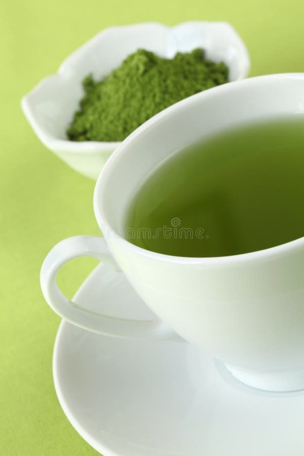 Green tea stock image. Image of teacup, oriental, traditional - 13270857