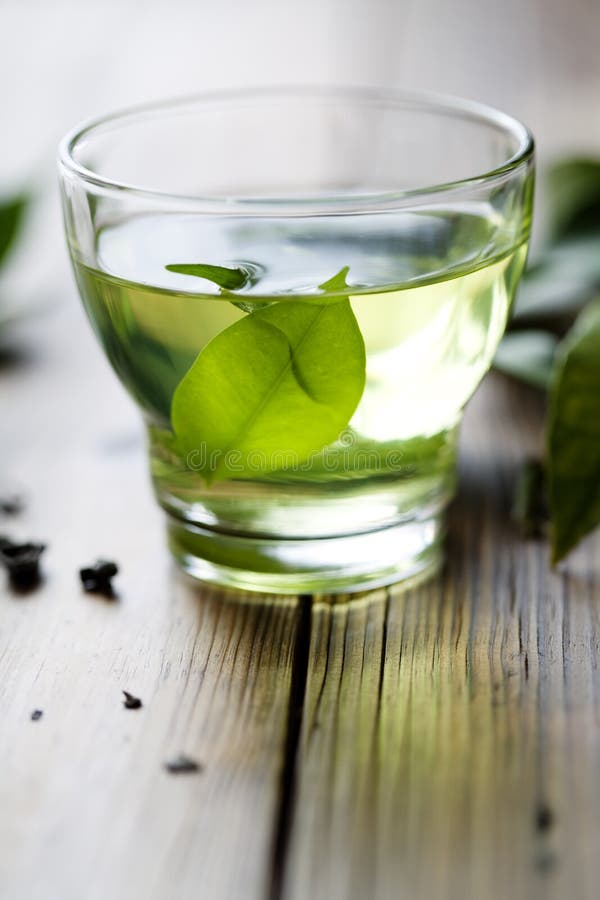 Green tea stock image. Image of freshness, chinese, glass - 17122039
