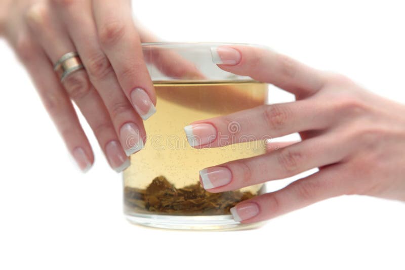 Green tea stock photo. Image of drink, hand, beautiful - 8724012