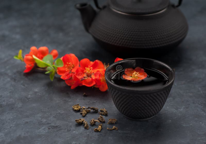 Green tea Asian style stock photo. Image of leaves, ingredients - 71770170