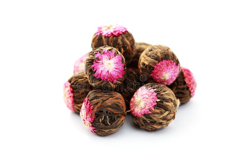 Green tea balls stock image. Image of heap, chinese, organic - 12085337