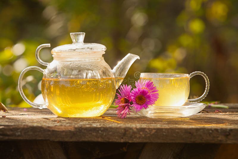 Green tea in beautiful cup stock photo. Image of crystalline - 87579712