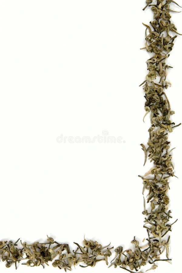Green Tea Border Royalty Free Stock Photography - Image: 5231877