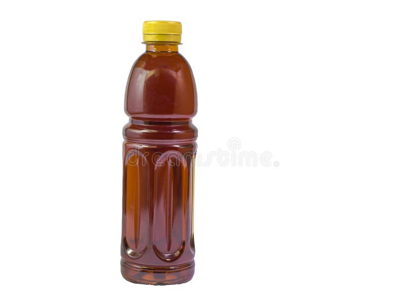 Green Tea Bottle Isolated White Background. Stock Photo - Image of ...