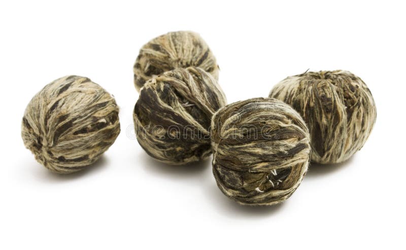Green tea braided in balls stock image. Image of ball - 11692693