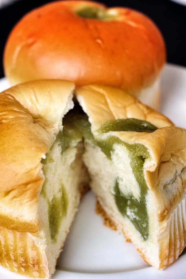 Green tea bread stock image. Image of confection, still - 33982409