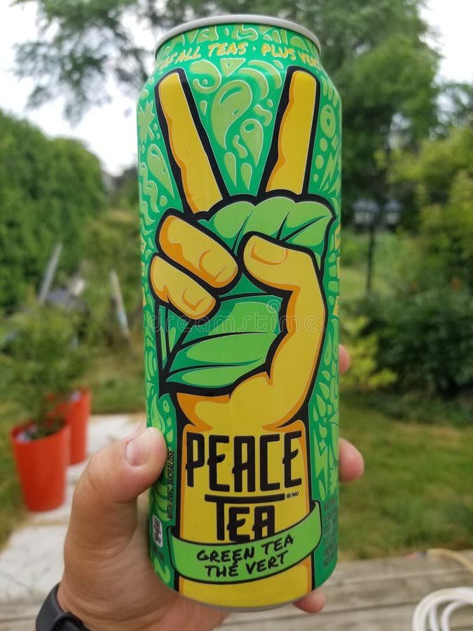 Green Tea in a Can editorial image. Image of produce - 181129030