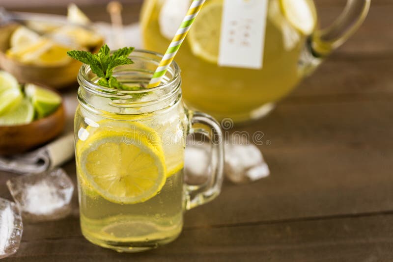 Green tea with citrus stock photo. Image of paper, citrus - 88122520