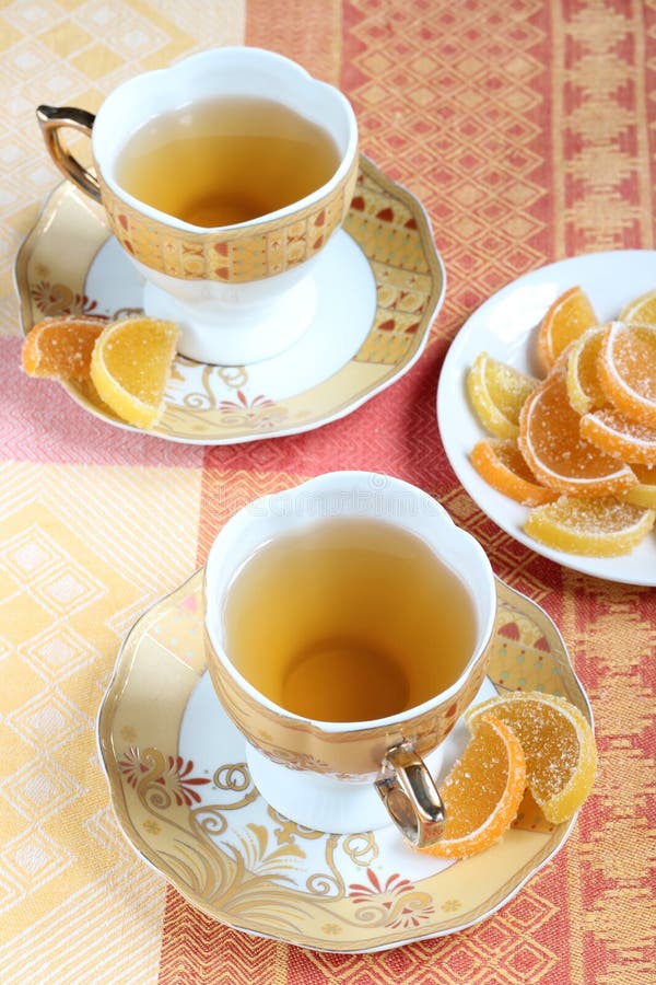 Green Tea and Fruit Jelly Candy Stock Image - Image of table, sweet ...