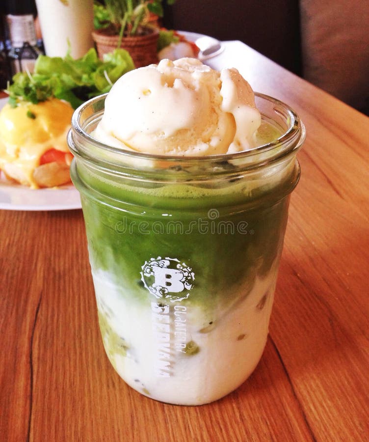 Iced Green Tea editorial stock photo. Image of refreshing - 43279528