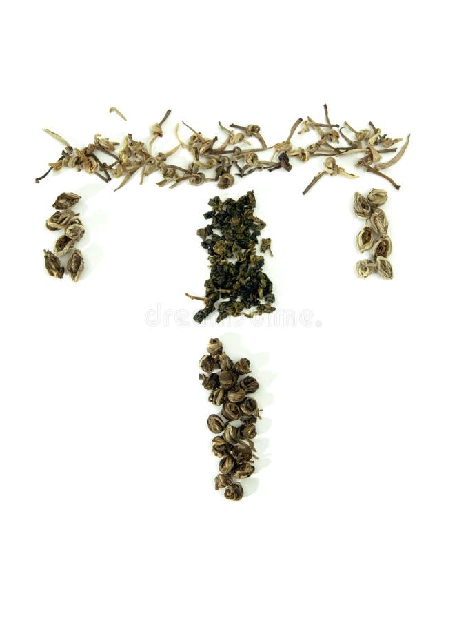 Green tea letter stock image. Image of chinese, letter - 5249811