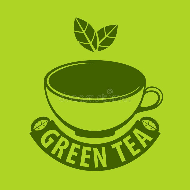 Green Tea Logo Design Template. Vector Illustration Stock Vector ...
