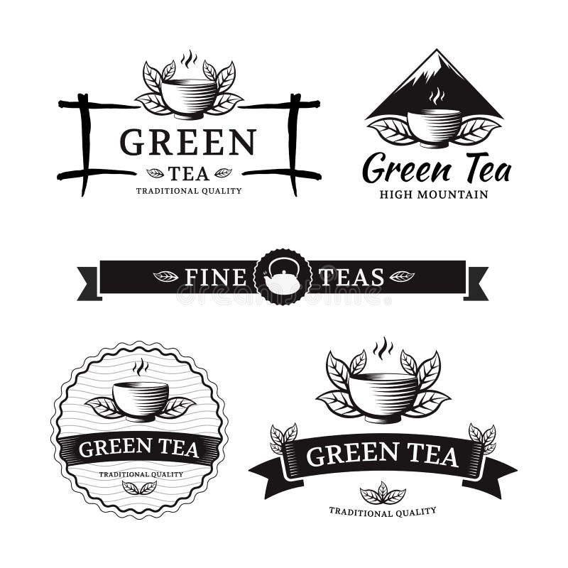 Set Tea Logos Stock Illustrations – 997 Set Tea Logos Stock ...