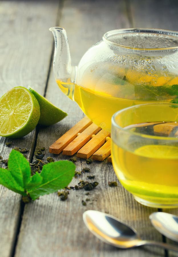 Green Tea stock image. Image of herbal, freshness, liquid - 69951719