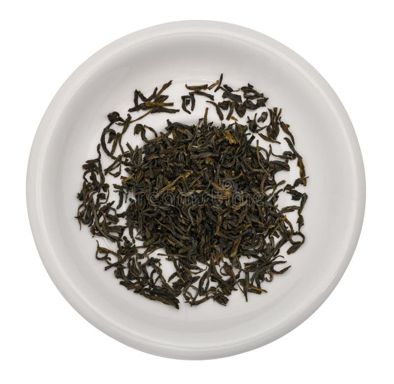 Green tea pile on a dish stock image. Image of stack - 348316073