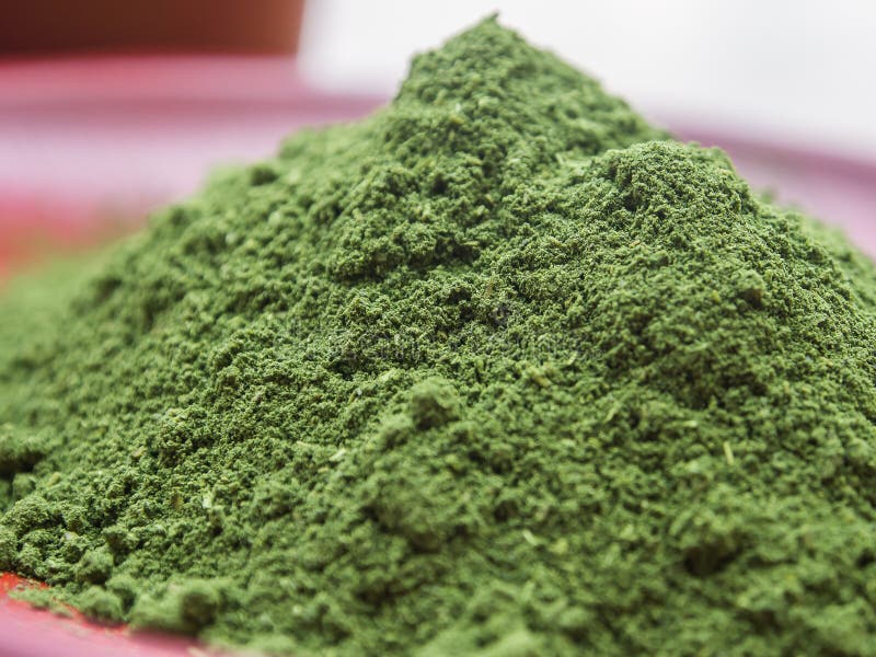 Green-Tea Powder stock image. Image of cooking, powder - 56307641
