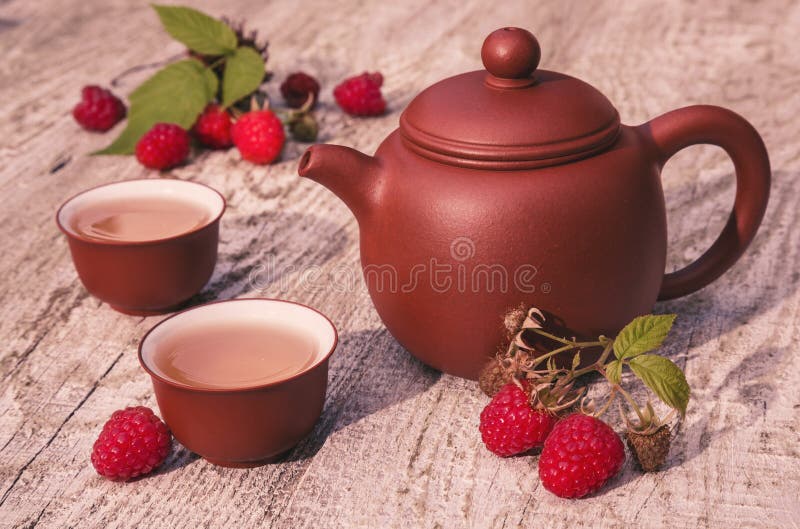 Green Tea with Raspberry. Green Tea Stock Photo - Image of herbal ...