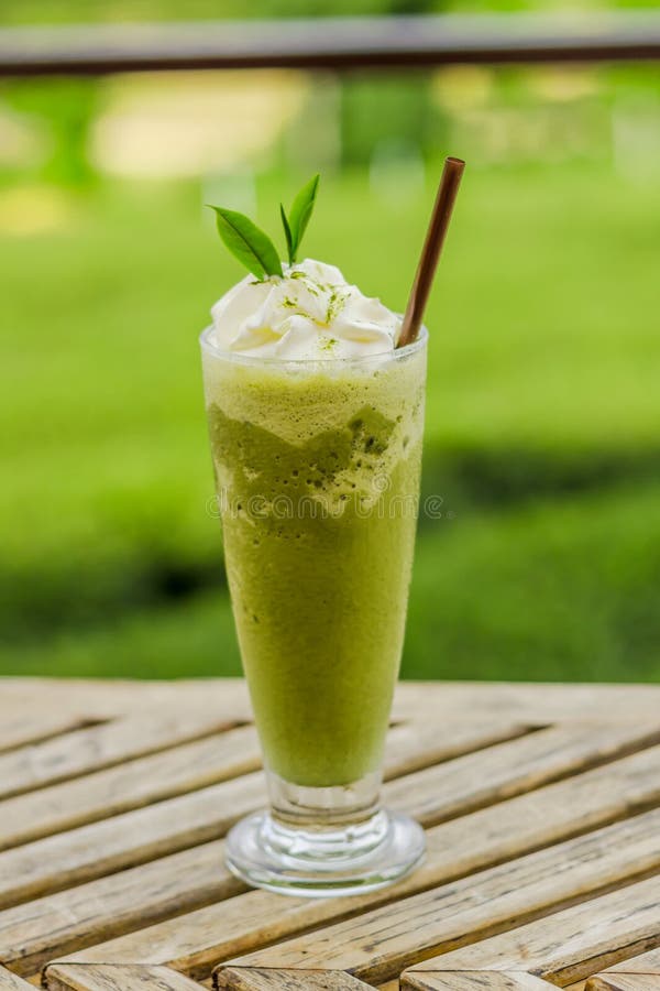 Green tea smoothies stock photo. Image of food, refreshment - 32785480