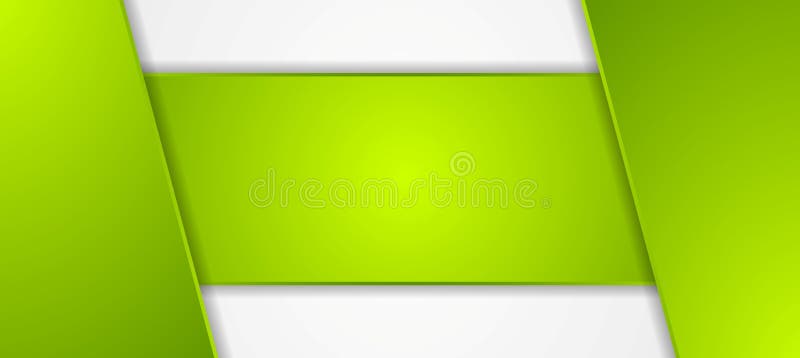 Green Tech Corporate Banner Design Stock Vector - Illustration of ...