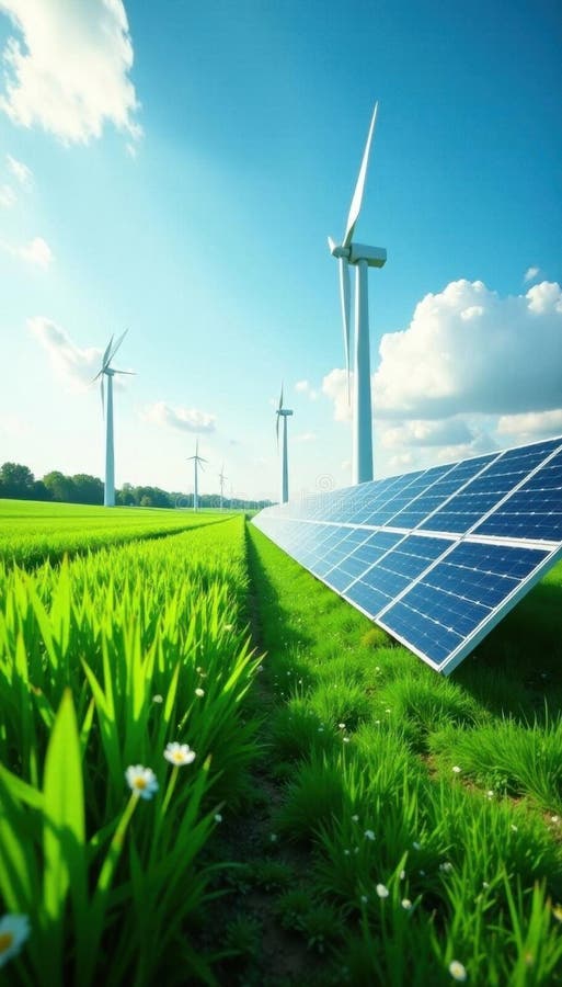 Green Tech Farm, Solar Panels Wind Turbines, Green Technology ...