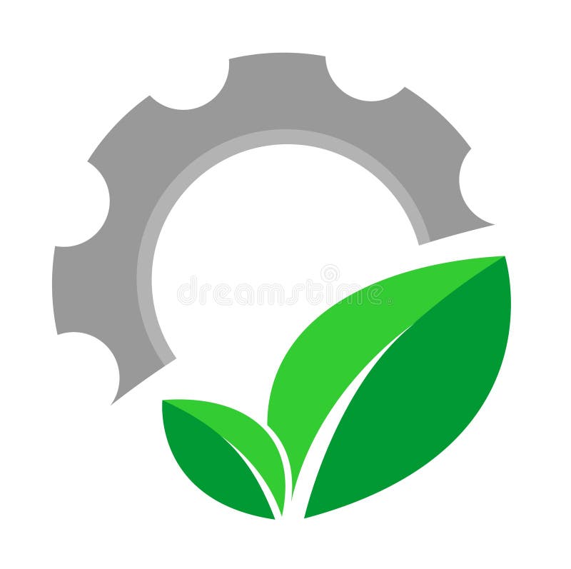 Leaf Green Technology Logo Design Nature Tech Symbol Icon Stock Vector ...