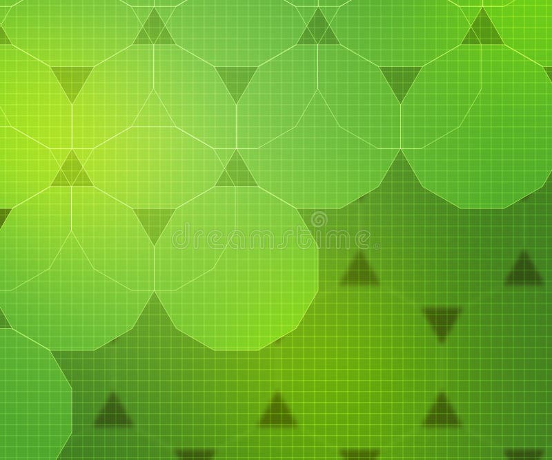 Green Technical Background stock illustration. Illustration of ...
