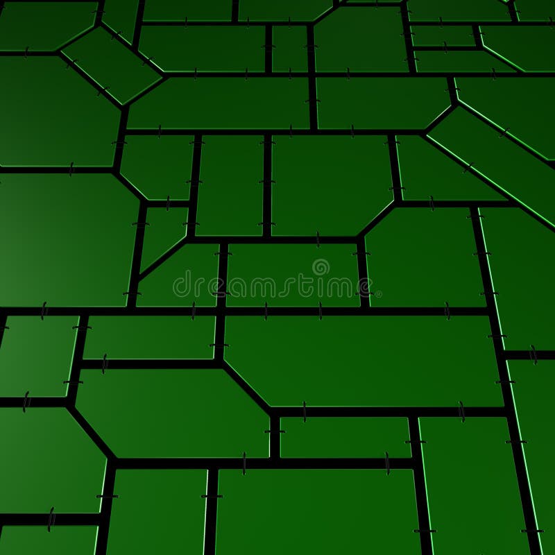 Green techno background stock illustration. Illustration of background ...