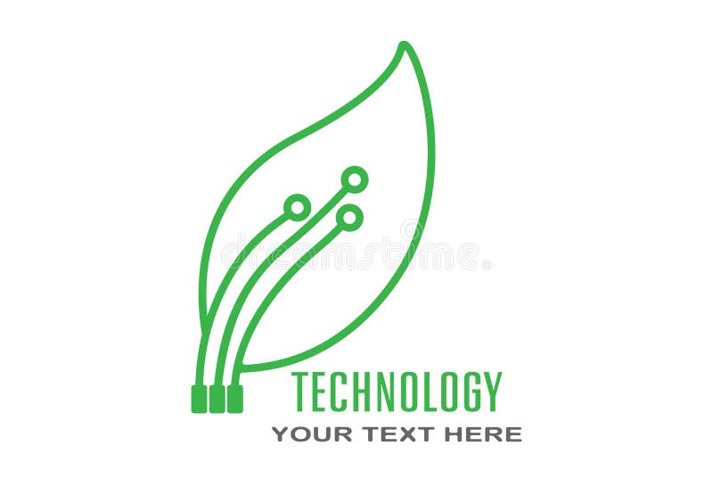 Green Technologies. Logo, Sticker, Label or Brand Template for Thematic ...