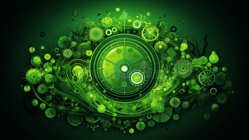 Green Technology Abstract Background Stock Image - Image of wallpaper ...