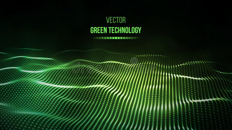 Green Technology Background. Green Energy Vector Illustration Eps10 ...
