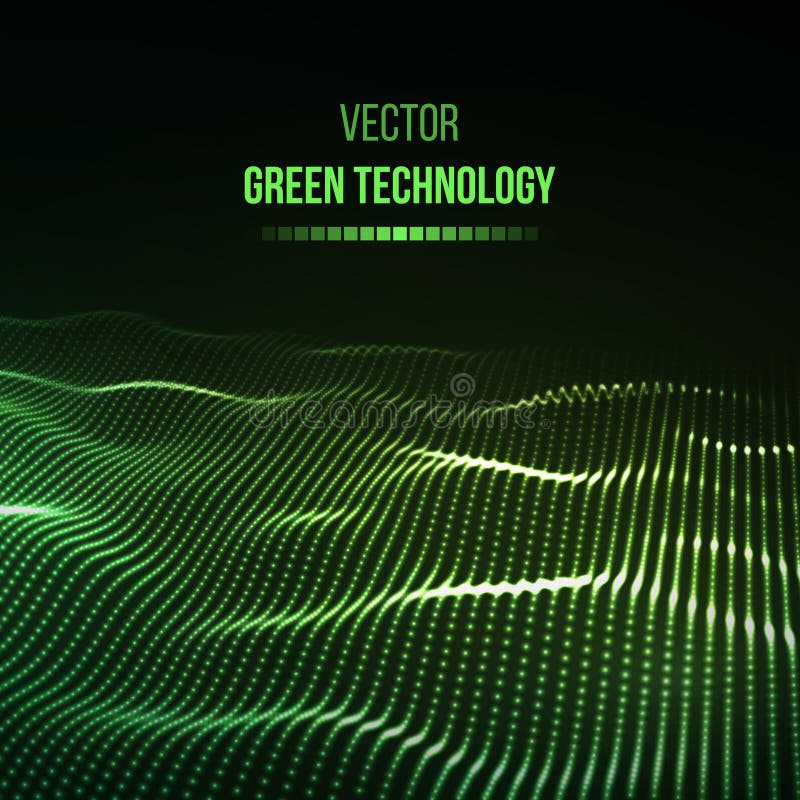 Green Technology Background. Green Energy Vector Illustration Eps10 ...