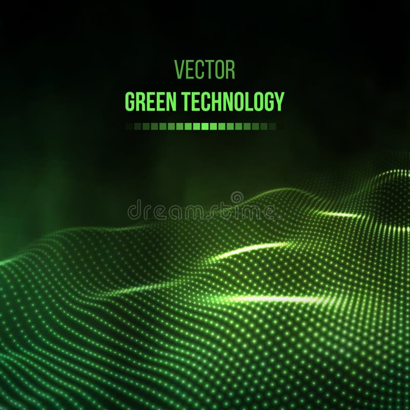 Green Technology Background. Green Energy Vector Illustration Eps10 ...
