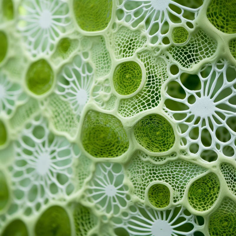 Green Technology Background: Sculptures of Plants with Lace Patterns ...