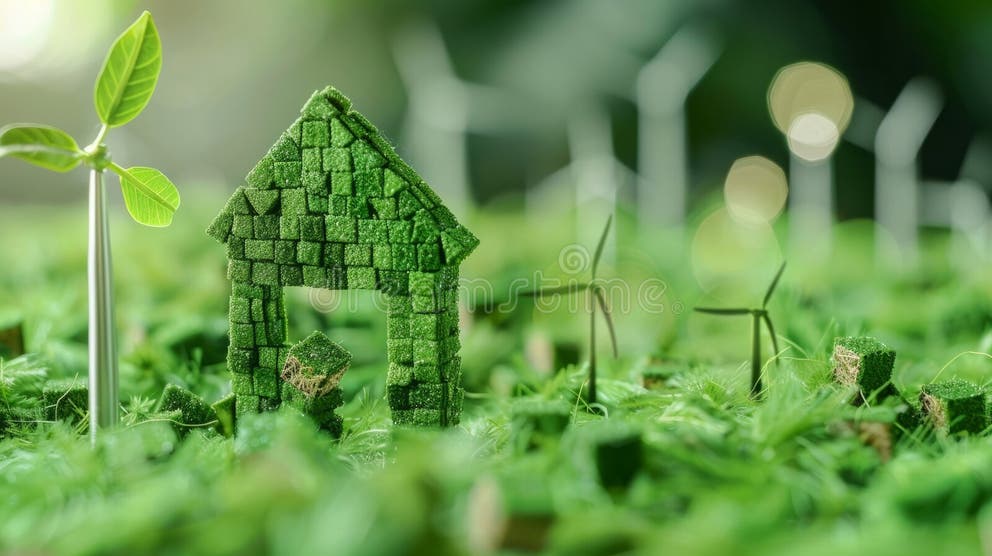 Green Technology Concept with Sustainable Materials and Energy ...