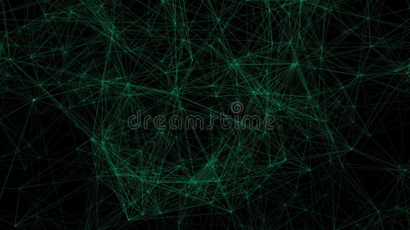 Green Technology Lines Connectivity Animation Stock Footage - Video of ...