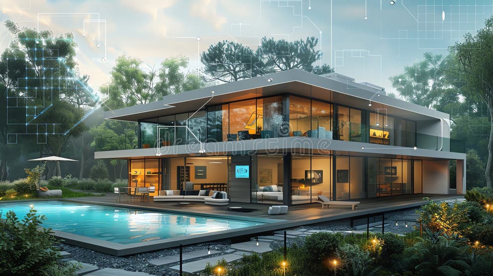 Green Technology in a Modern Home, Energy-efficient Appliances and ...