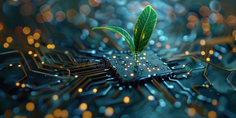 Green Technology: Nature Meets Innovation. Created by Generative ...