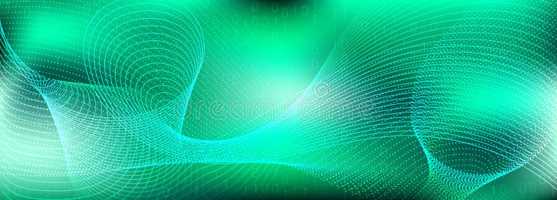 Green Technology Pattern. Big Data Analytics Stock Vector ...